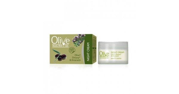 Olive Night Cream Olive, Dittany & Amaranth 50ml | Nourishing Night Care
